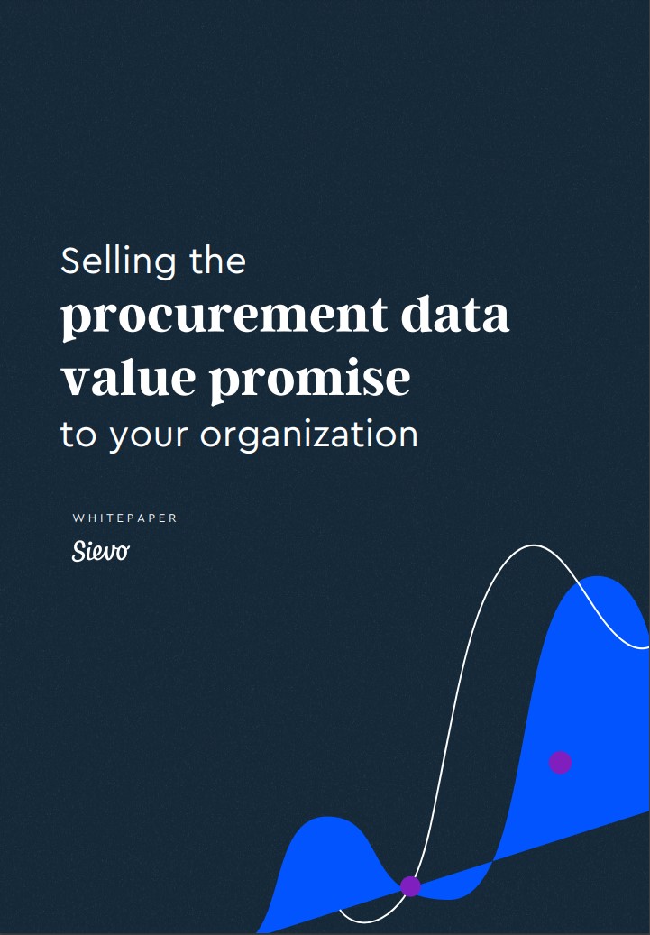 Selling the procurement data value promise to your organization